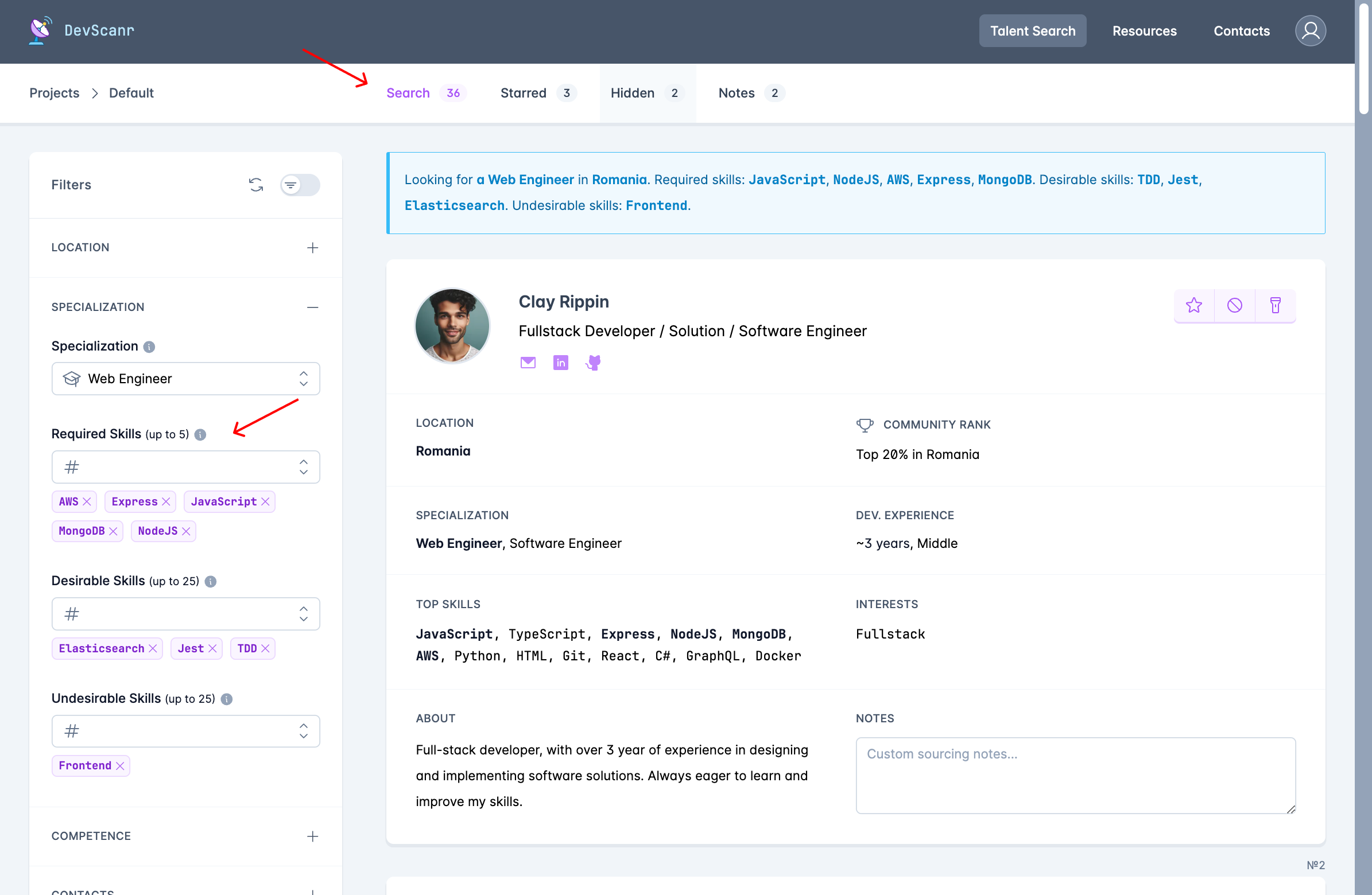 How to source developers on DevScanr | DevScanr